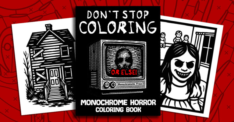 Monochrome Coloring Book – Discover the magic of coloring with just one ...